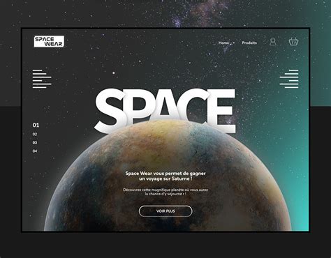 Space Wear Ui Design Behance