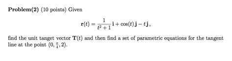 Solved For A Smooth Curve C Represented By Rt On An Open