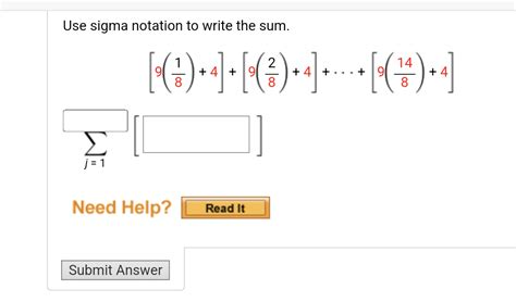 Solved Use Sigma Notation To Write The Sum Chegg
