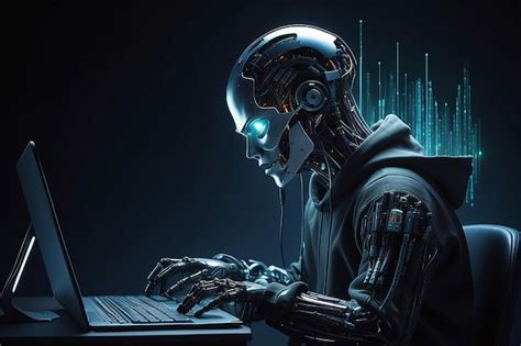 Premium Photo Photo Unrecognizable Hacker Cyber Crime Generative Ai
