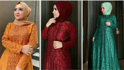 Baju Gamis Brokat Terbaru Tampil Anggun Saat Ke Pesta