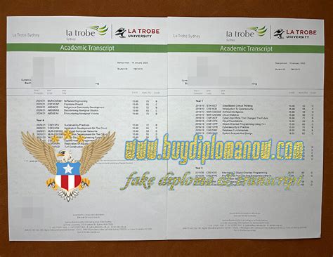 How To Get A La Trobe University Fake Transcript