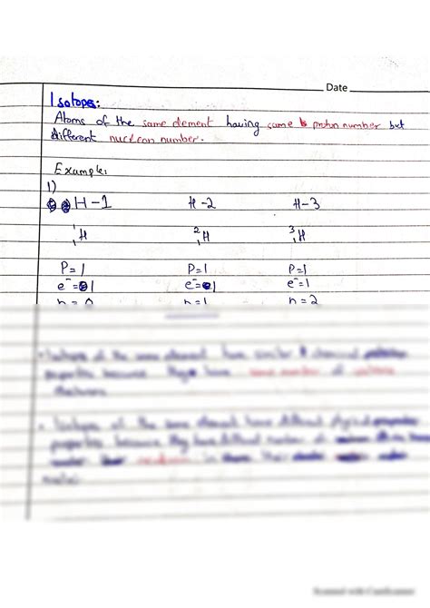 SOLUTION Atomic Structure Notes The Path To Success Subtopics Atoms Isotopes Electronic