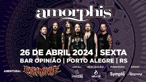 Finlandeses Da Banda Amorphis Retornam A Porto Alegre Nesta Sexta Feira