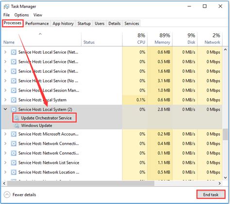 Fixed High Cpu Usage For Update Orchestrator Service In Windows 10 Minitool Partition Wizard