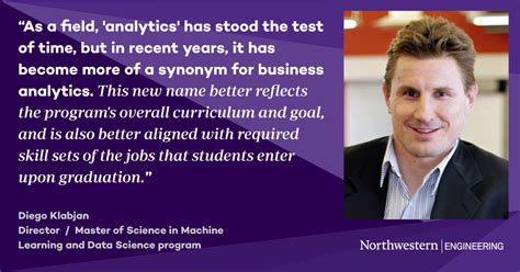 MSiA Program Gets A New Name Inside Our Program Master Of Science In Machine Learning And