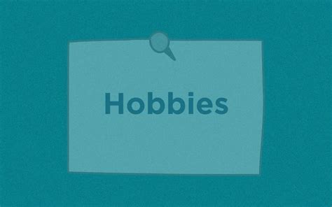Sentences About Hobbies Bilexis Blog