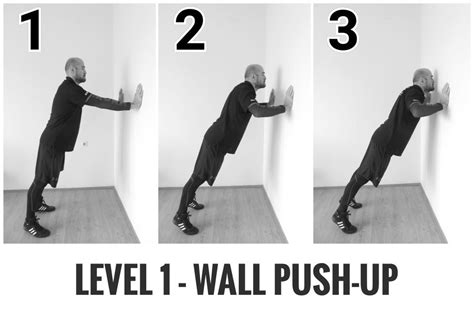 Wall Push Ups Wall Push Ups