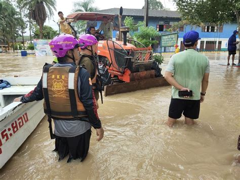 ปภ รายงานท่วม 7 จังหวัด ประสานจังหวัดเร่งสำรวจความเสียและช่วยเหลือผู้ประสบภัย