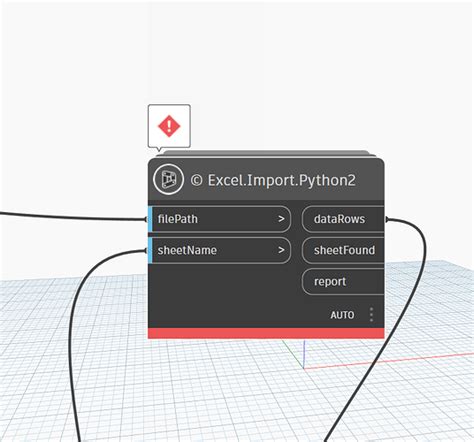 excel import node using node revit dynamo