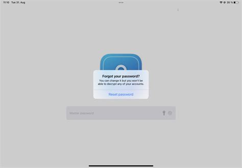 No Option To Dismiss Forgot Your Password Alert On Lock Screen · Issue 22 · Ethanlipnik