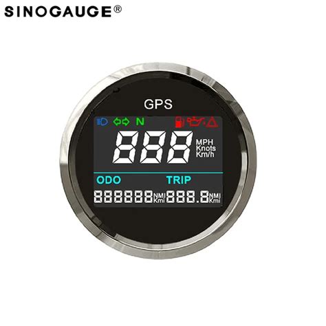 New Digital GPS Speedometer Mm Inch Motorcycle LCD GPS Speedometer Free Shipping Kph Mph
