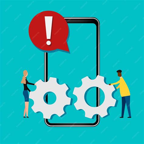 Premium Vector Application Error Concept Isolated On White Background