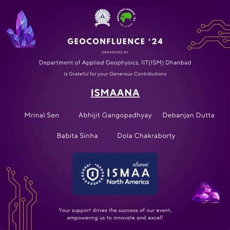 Geophysical Society Iit Ism Dhanbad On Linkedin Geoconfluence24