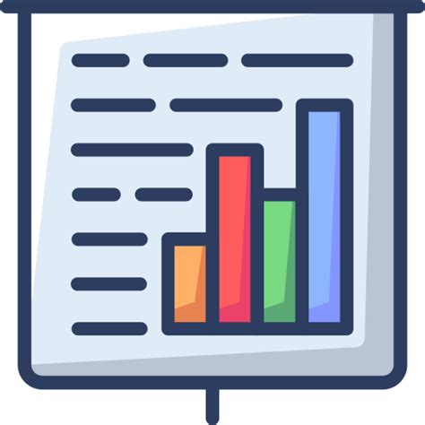 Analytic Generic Outline Color Icon