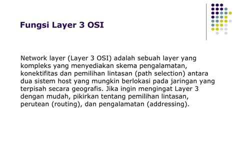 Tet 2633 Jaringan Komputer Model Referensi Osi Ppt Download