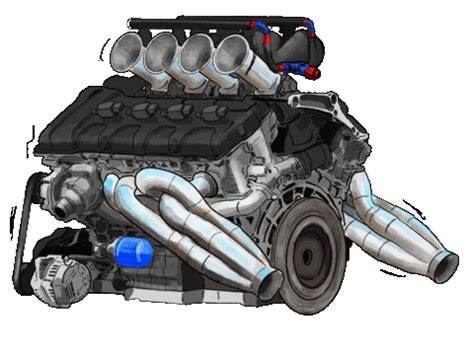 V8 Engine Animated Gif
