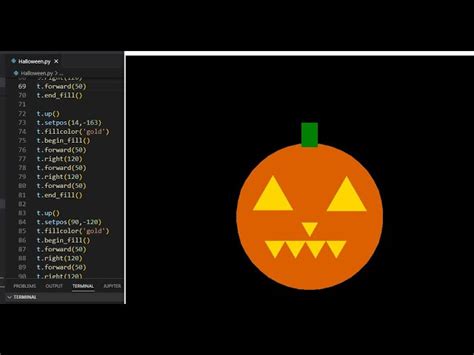 How To Draw A Pumpkin In Python