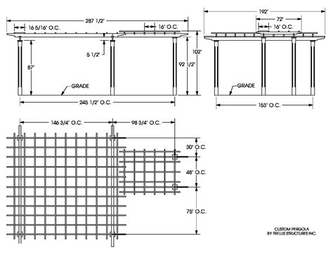 Custom Cad Models And Designs Trellis Structures