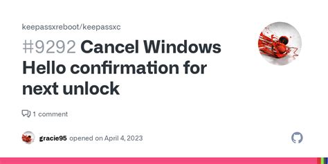 Cancel Windows Hello Confirmation For Next Unlock · Issue 9292