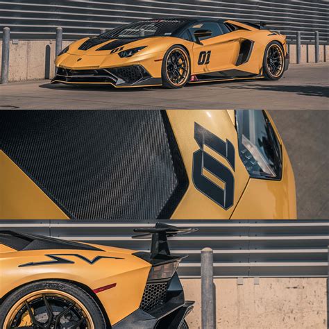 Yellow Lamborghini Aventador Sv Brixton Forged™