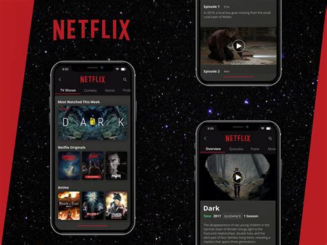 Netflix Ui Concept 웹디자인 그래피티 모바일