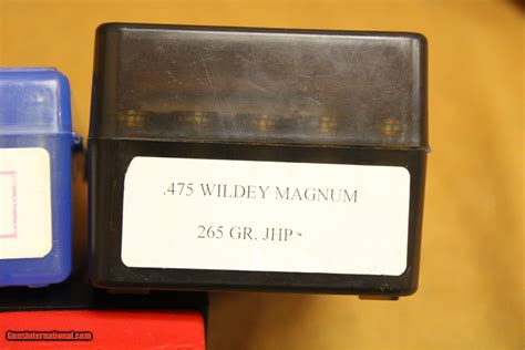 475 Wildey Magnum Ammo