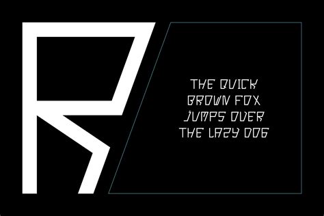 Angular Typeface On Behance