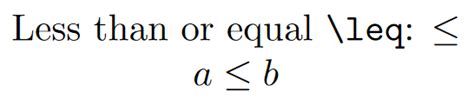 How To Write The Less Than Symbol In Latex 2025