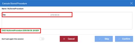 Managing Stored Procedures