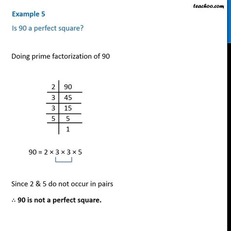 Example Is A Perfect Square Chapter Class Checking If