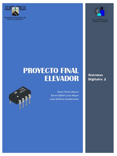 Proyecto De Elevador Con Arduino Pdf Diseño Electronico