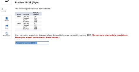 Solved Problem Algo Use Regression Analysis On Chegg