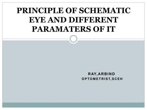 Schematic Eye Pptx