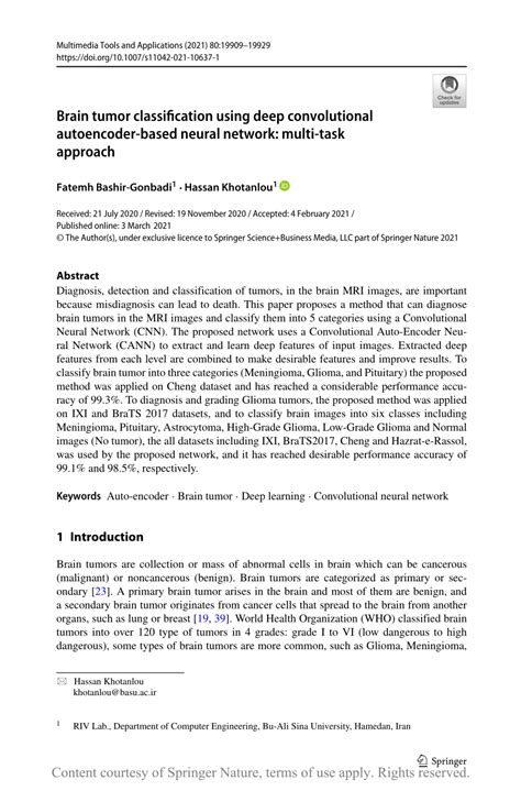 brain tumor classification using deep convolutional autoencoder based