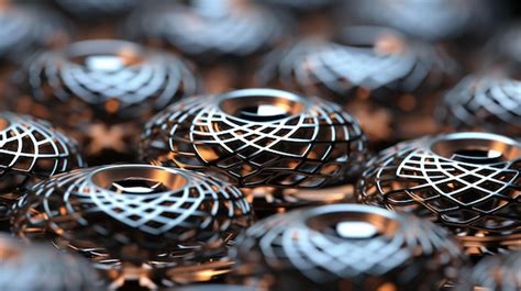 Premium Ai Image Metal Ball High Definition Photographic Creative Image