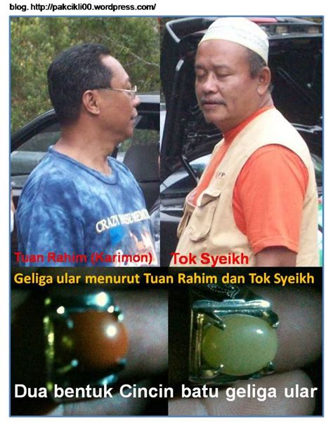 Geliga Ular Menurut Tuan Rahim Dan Tok Syeikh Rahsia Kayu Batu Dan Logam