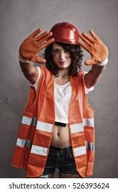 Female Roadworker Stop Stock Photos 8 Images Shutterstock