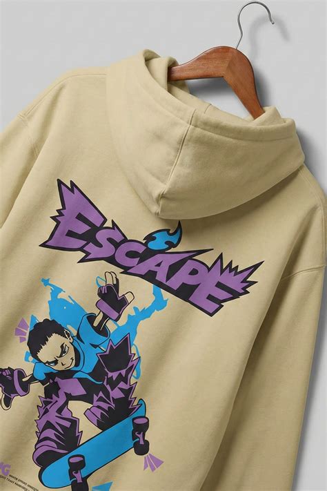 Escape Soyabean Oversized Printed Hoodie Veirdo