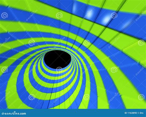 Abstract Tunnel Grid Futuristic Technology Style 3d Surface Looks