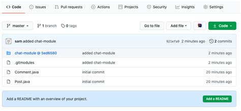 Git 의 서브모듈submodule Sunghos Blog