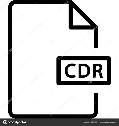 Cdr Corel File Icon Stock Vector Image By ©iconfinder 469668678