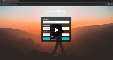 Ai Geminiai Aiproject Travelproject Flask Datascience Rohini Tondare