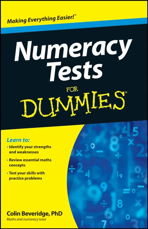 Numeracy Tests For Dummies Ebook By Colin Beveridge Epub Rakuten