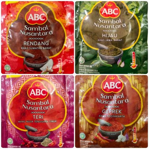 Jual Sambal Nusantara 18gr Murah Isi 10 Sachet Shopee Indonesia