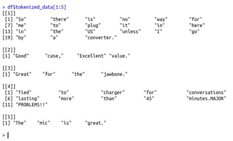Sample Code For Tokenize A Given Text And Remove Punctuation S Logix