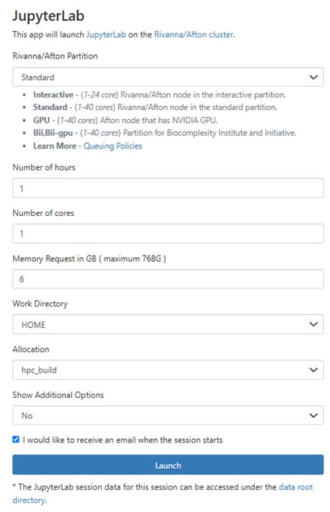 Interactive Jupyterlab Sessions Rc Learning Portal