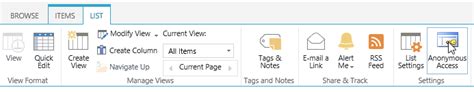 publish a form for anonymous users on a public site in office 365