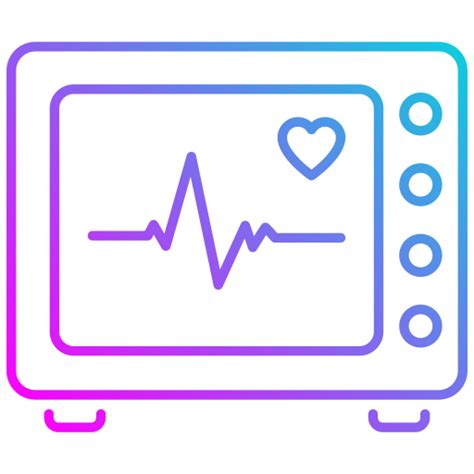 Electrocardiogram Generic Gradient Icon