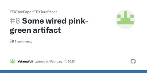 some wired pink green artifact · issue 8 · texturepaper texturepaper